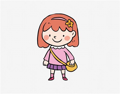 卡通女孩png圖案素材免費下載 尺寸5833 × 4583px 圖形id400179966 Lovepik