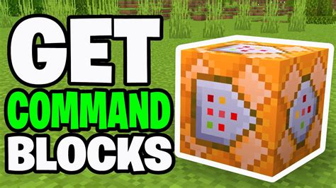 How To Get Command Blocks In Minecraft Bedrock Step By Step Youtube