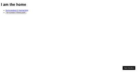 react router flux forked codesandbox