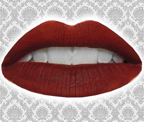 Living Dead Liquid Lipstick Matte Blood Red Deep Red Dark Etsy