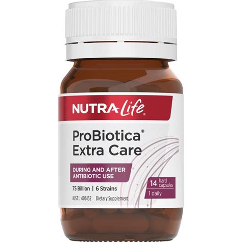 Nutra Life Probiotica Extra Care Capsules 14 9400581048438
