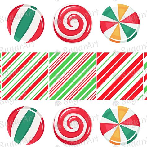 Peppermint Candy Stencil