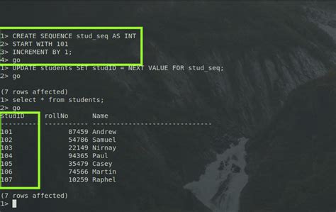 Sql Server Sequence Tpoint Tech
