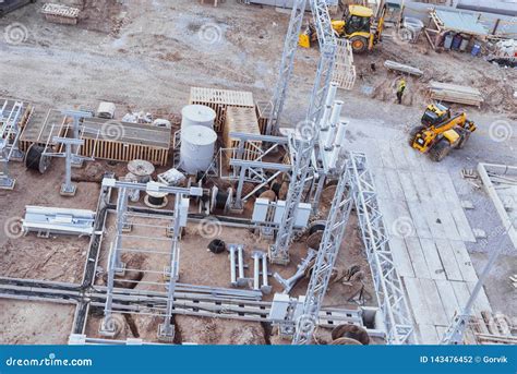 Construction Of Substation Spread Footings Foundation Of 115kv