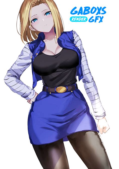 Render Dragon Ball Android 18 1 By Gaboxs Gfx On Deviantart