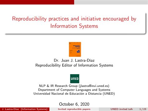 Pdf Reproducibility Practices And Initiative Encouraged By Information Systems