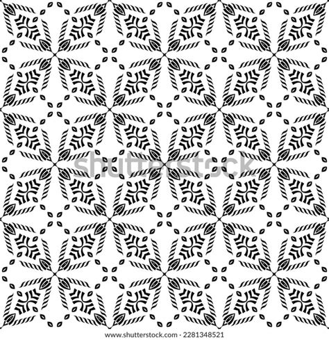 Black White Seamless Pattern Repeated Design Stock Vector Royalty Free 2281348521 Shutterstock