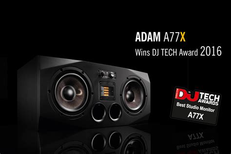 ADAM Audio - A77X Monitors Win 2016 DJ Tech Award