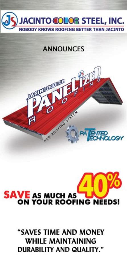 Jacinto Color Steel Panelized Roofing