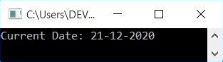 C Program To Print Date And Time