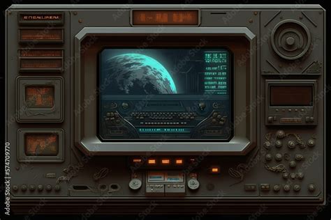 sci fi computer screen texture