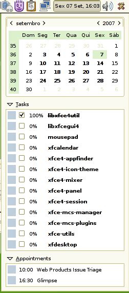 Integrated Gnome Clock