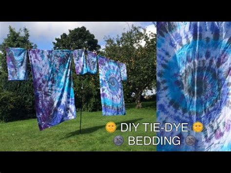 Diy Tie Dye Bedding Youtube