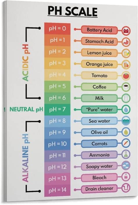 Anavae Ph Scale Poster Educational Poster Science Philippines Ubuy