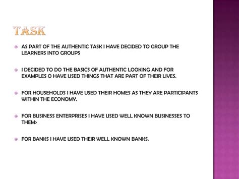 What Is A Authentic Task Pptx