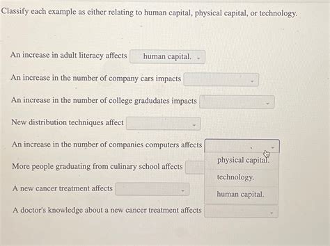 solved classify each example as either relating to human