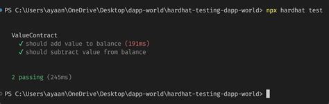 Hardhat Testing Guide Dapp World