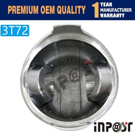 3 Set 3t72 Piston With Ring Std For Yanmar 3t72hl 72mm224 Ebay