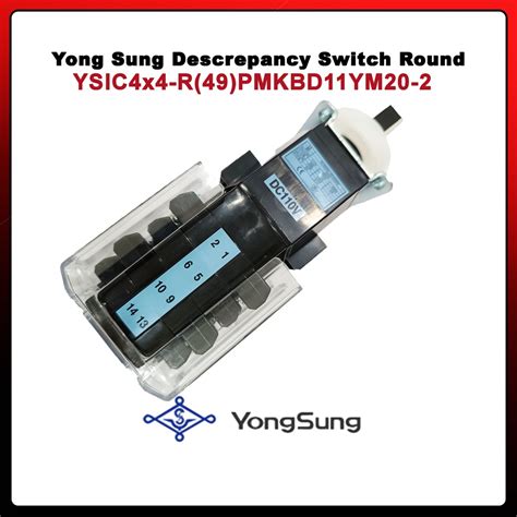 Yong Sung Discrepancy Switch Round Square Ysic 4x4 R49pmkbd11ym20