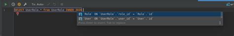 Database Console Autocomplete Ignoring Table And Field Name Case IDEs Support IntelliJ
