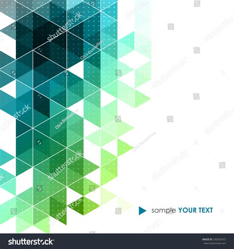 Vector Abstract Retro Geometric Background Template Stock Vector Royalty Free 250425472