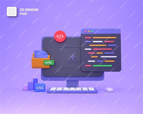 Premium Psd 3d Web Development Or Software Development Or Web Design