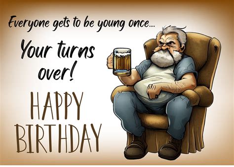 Old Man Birthday Meme Funny Old Age Birthday Card It Sucks To Be Old