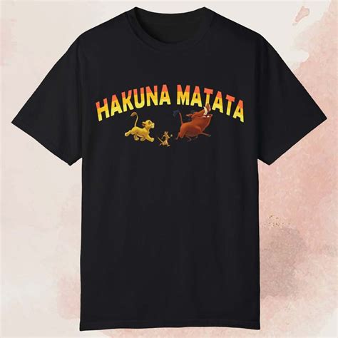 The Lion King Hakuna Matata T Shirt Tokopyramid