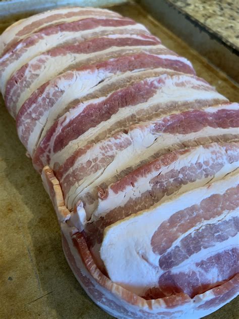 Bacon Wrapped Meatloaf With Sausage Snack Rules