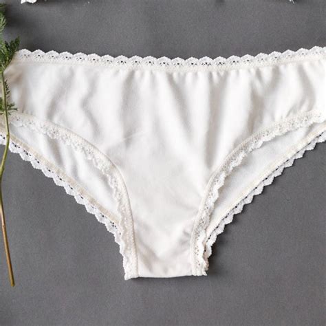 White Cotton Panties Etsy