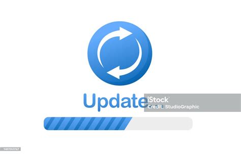 시스템 소프트웨어 업그레이드 및 업그레이드 개념입니다 로딩 화면 프로세스 응용 프로그램 진행률 아이콘입니다 벡터 그림 개념에 대한 스톡 벡터 아트 및 기타 이미지 Istock