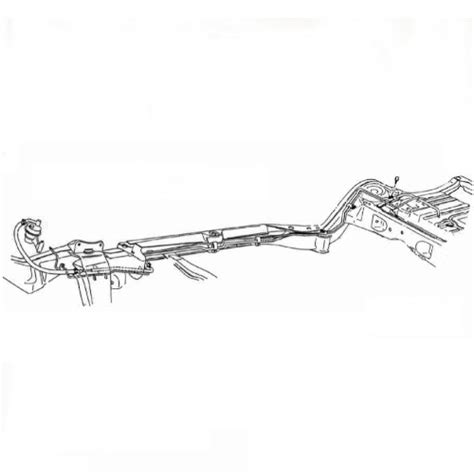 1970 Oe Steel Return Fuel Line 1 4 Convertible