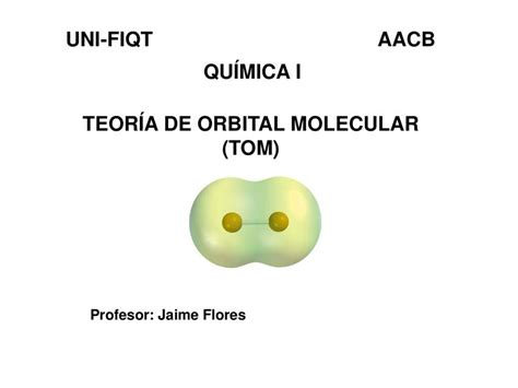 Teoría De Orbital Molecular Study Ingenieros Udocz