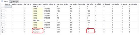 Sql Server Table Columns Under The Hood