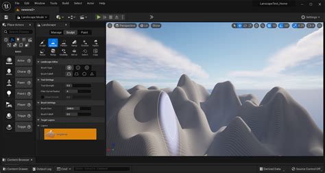 Landscape Quick Start Guide In Unreal Engine Unreal Engine 5 4 Dokumentation Epic Developer