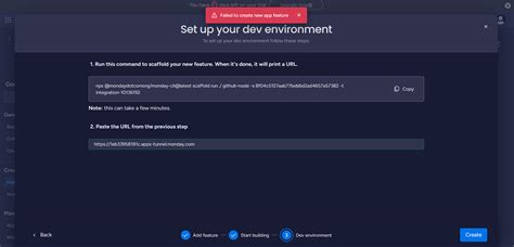 Unable To Create New Feature Monday Apps And Developers Monday