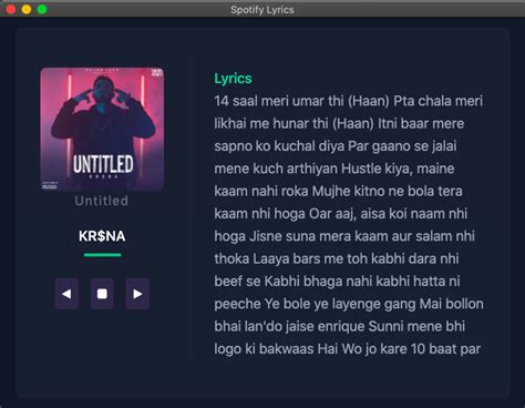 GitHub Arkaraj Spotify Lyrics This Is An Application Made In Electron To Find Out Lyrics Of