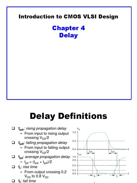 Delay Introduction To Cmos Vlsi Design Pdf Cmos Electronic Design