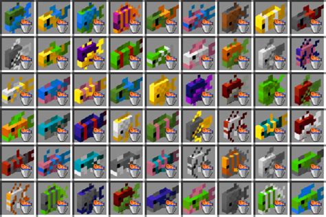 Colourful Tropical Fish Minecraft Resource Pack