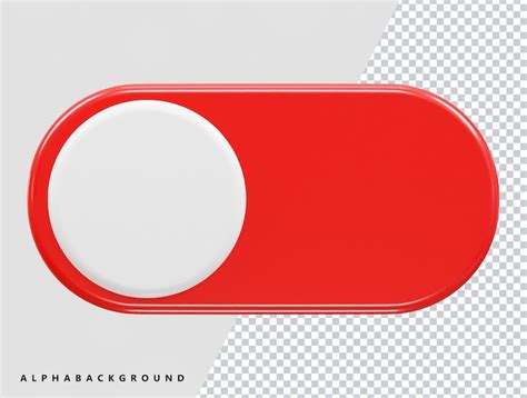 Premium Psd Toggle Switch Icon 3d Rendering Vector Illustration