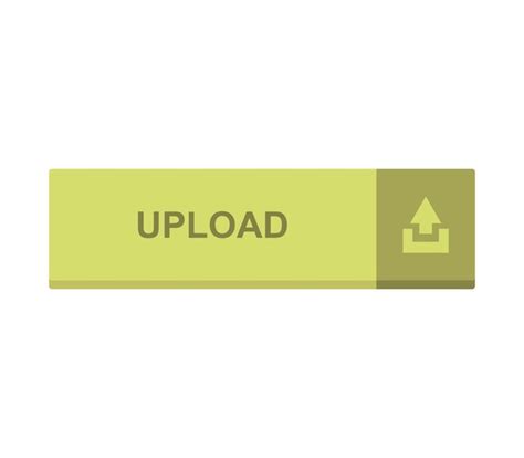 Free Vector Upload Button