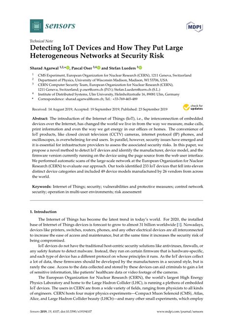pdf detecting iot devices and how they put large heterogeneous