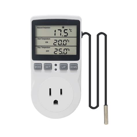 Kt3100 Digital Thermostat Socket Incubator Temperature Controller Outlet With Timer Switch 16a