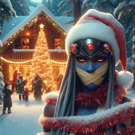 Fun With Ai P332 Christmas Greetings Widowmaker By Gorgeousgag On Deviantart