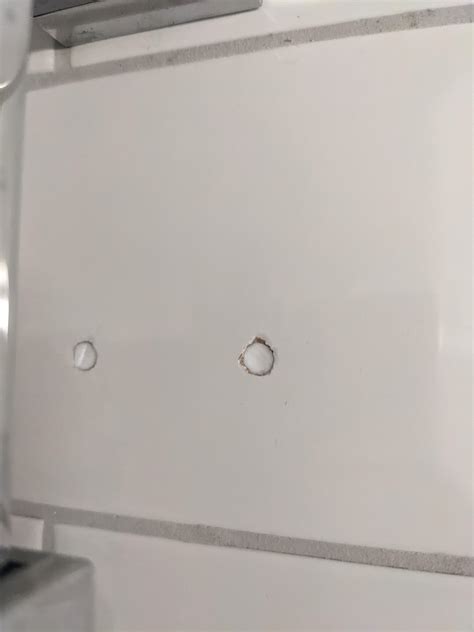 Filling Holes In Shower Rhomeimprovement