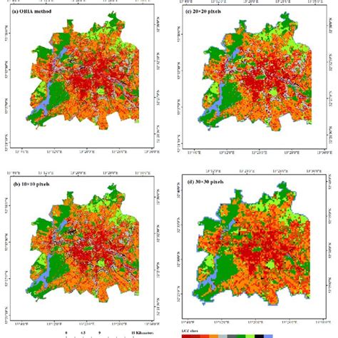 Mapping Results For Munich Using The Obia Method And The Pixel Based