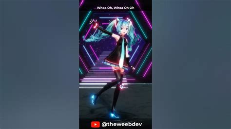 Intergalactic Bound Feat Hatsune Miku【motion Dl】shorts Youtube