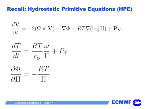 Ppt Governing Equations Iii Powerpoint Presentation Free Download Id1984898