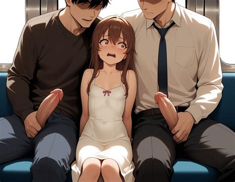 Rule 34 1girls 2boys Ai Generated Big Penis Blush Erect Penis Erection Exhibitionism