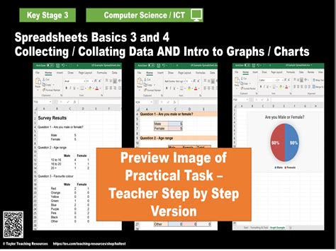 Spreadsheets 3 4 Collecting Collating Data And Intro To Graphs
